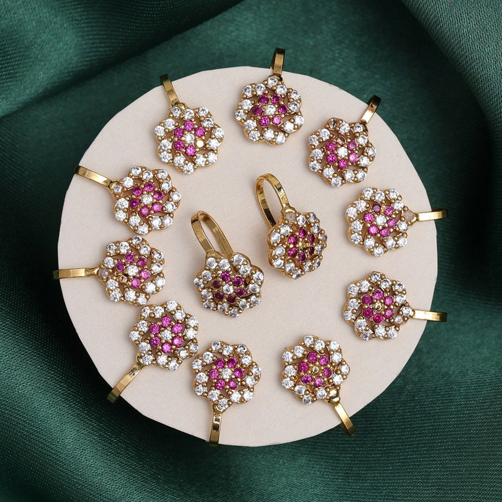 HEERA: RUBY NOSE RING – Minachi